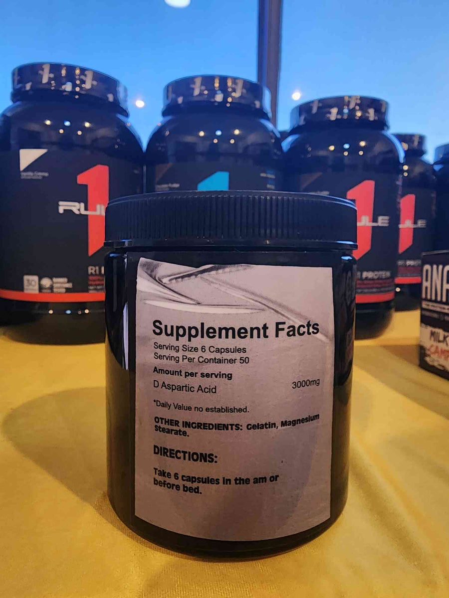 D-Aspartic Acid 500mg x300 – Mr. Nutrition