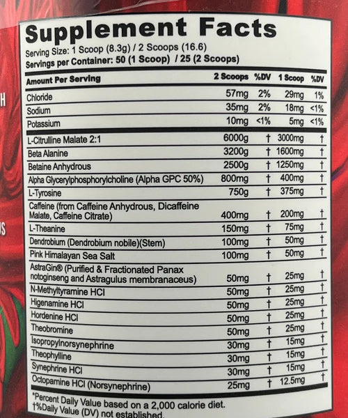 RAMPAGE - SUPER EXTREME PRE-WORKOUT – Mr. Nutrition